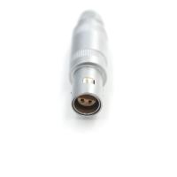 China TFA 0S 4 Pin Miniature Circular Connector Coaxial Locking Half Moon 7A for sale