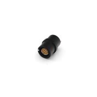 China 103F Series Self Locking Push Pull Socket 14 Pin Waterproof IP68 Connector Solder Termination for sale