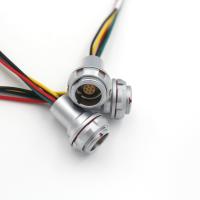 China 0K Series Push Pull Cable Connector Aviation Socket 150mm Length 2.5A IP68 for sale