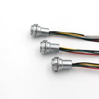 China 0K Series Push Pull Cable Connector Aviation Socket 150mm Length 2.5A IP68 for sale