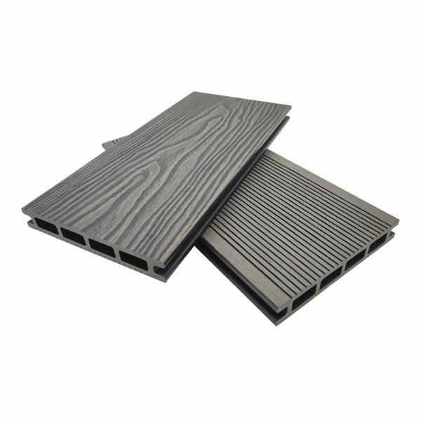 Populaire 3D-reliëf Waterdichte 145 * 21 mm WPC-terrasvloer