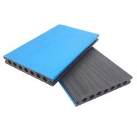 China 25x140mm Elastic WPC Co-Extrusion Decking with TPE Surface - 18 MPa Tensile Strength, 33.7 J/m Impact Resistance for sale
