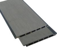 China 3D Texture WPC Slatted Cladding Wall Panel Board - 10-15 Year Outdoor Lifespan, 26.3 MPa Flexural Strength for sale