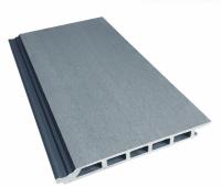China 17x168mm WPC Wood Slat Panel Wall Cladding Durable Wood Plastic Composite for sale