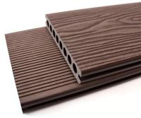 China Customized WPC Decking Planks 3D Embossed Composite Tiles 18mm Thickness 2.2m Length for sale