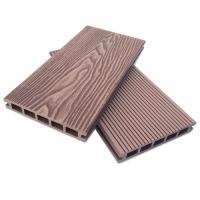 China WPC Decking Boards 3D Embossed 150mm Customizable Outdoor Composite for sale
