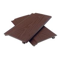 China Recycled Wood Plastic Composite WPC Wall Panel 20x110mm Fireproof Exterior Facade Cladding for sale