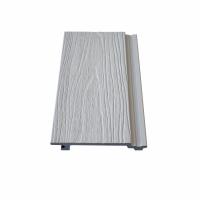 China Hollow WPC Wall Panel Wooden Grain Exterior Cladding 150mm Width for sale