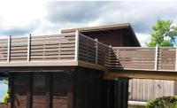 China Weatherproof WPC Fencing Panel 21x157mm Low Maintenance for Commercial Yard for sale