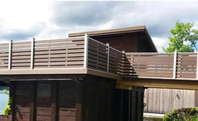 China Weatherproof WPC Fencing Panel Low-Upkeep for Commercial Yard for sale