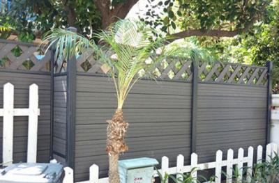 China 8FT Tall WPC Fencing Anti-Warp for School Campus Boundary for sale
