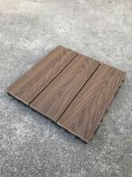 China Interlocking WPC Floor Tiles for Patio Bug Proof Durable Finish 30x30cm 10 Year Guarantee for sale
