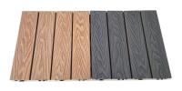 China Interlocking WPC Floor Tiles for Patio Bug Proof Durable Finish 30x30cm 10 Year Guarantee for sale