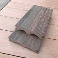 China Co-Extruded WPC Outdoor Flooring Decking 140mm Width UV Resistant Wood Plastic Composite for sale