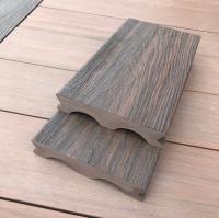 China Co-Extruded WPC Outdoor Flooring Decking 140mm Width UV Resistant Wood Plastic Composite for sale