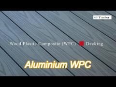 Nuova generazione 50*50 mm WPC Decking Antiple Antiple Antipro