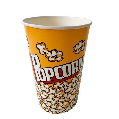 Cina 46 Oz Cinema Popcorn Disposable Cup Food Grade PE Coating Lightweight in vendita