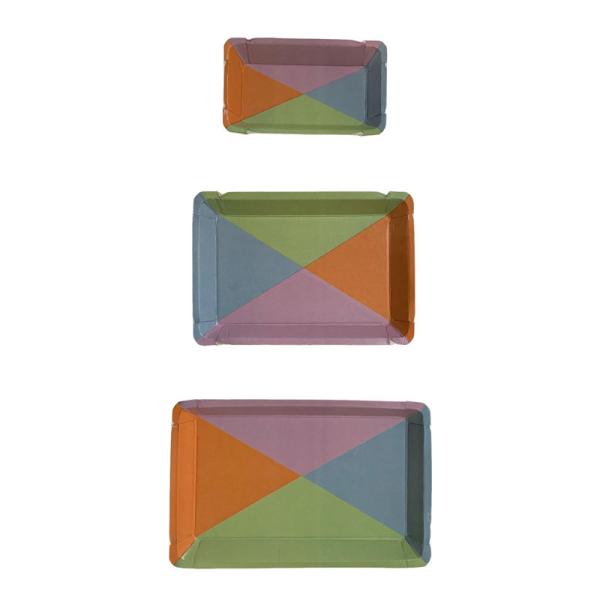 PTRA103 Maßgeschneiderter Papier-Sushi-Tray mit wässriger Beschichtung
