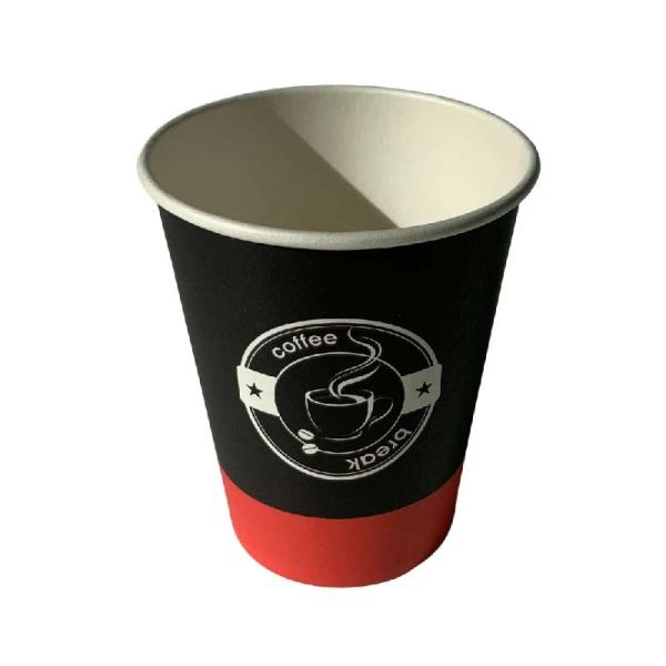 Quality 8 Oz Customized Single Wall Coffee Cup Plastic Free Water Based Paper Cup for sale