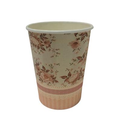 Κίνα Καφέ 12oz Single Wall Paper Cup Προσαρμοσμένο PE βασισμένο μίας χρήσης φλιτζάνια καφέ προς πώληση