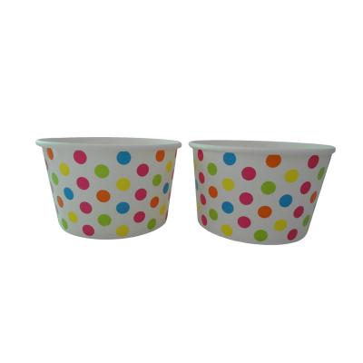 Cina Coppe di gelato monouso leggere 100% 8 oz portatili rivestite con acqua in vendita