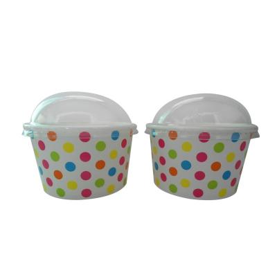 Cina Coppe di gelato monouso leggere 100% 8 oz portatili rivestite con acqua in vendita
