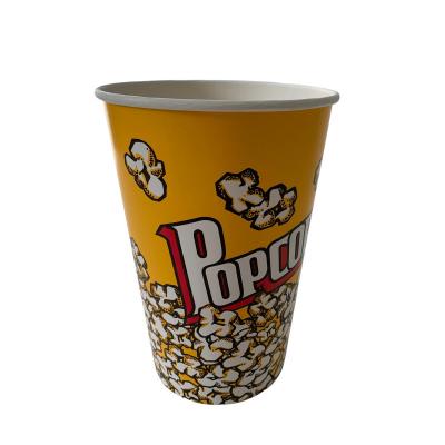Cina 46 Oz Film Popcorn Container Custom Print PE rivestito una volta senza perdite in vendita