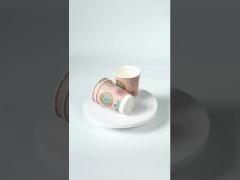 Home Plastic Free Double Wall Paper Cup 8 Oz Duurzaamheid Voor Koffie