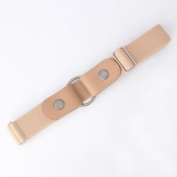 Quality Canvas Woven Belt, Leather Trim Belt, Silver Buckle, Stretch Belt, Two-Tone Casual Belt, Versatile Belt for Jeans for sale