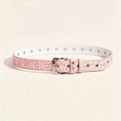 China Western Styple PU Leather Belt For Women Belt Manufacturer Vintage Buckle Classic Cowgirl Daily Fashion Decorative Accessory for sale