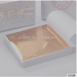 China Chinese Manufacturer 100% Antique copper foil Leaf 14*14 CM for mental furniture decoration for sale