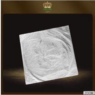 China Reliable and Cheap Australia imported imitation silver leaf foil 14*14 CM with Silver Color for sale