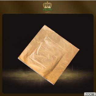 China Popular and creative factory directly decorative antique gold leaf effect foil film 14*14 CM for sale