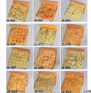 China European style Colored gold leaf 14*14 CM as decorative film for crafts decoration for sale