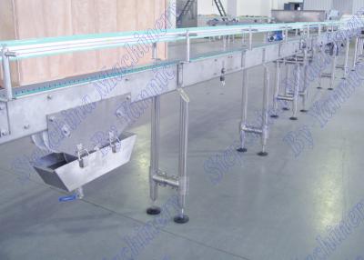 Cina Sistemi stabili del trasportatore di bottiglie per la linea di riempimento della bevanda, costruenti cinghia di plastica in vendita