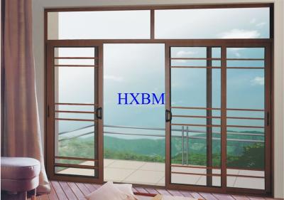 China Villas Apartments Aluminum Sliding Windows With 6mm Tempered Glazing for sale
