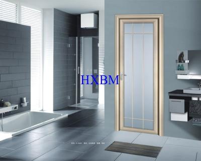 Chine Portes intérieures en aluminium de coupure thermique avec le profil en aluminium en verre 1.8mm à vendre