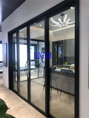 les portes coulissantes en aluminium en verre 12A AS2047 de 5mm saupoudrent le revêtement