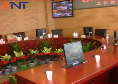 China Motorized Computer Monitor Lift , Pop Up Desktop Computer Lifter for sale