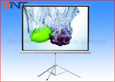 China 120 Inch Portable Projection Projector Screen With Tripod Stand Manual Fixed Lock for sale