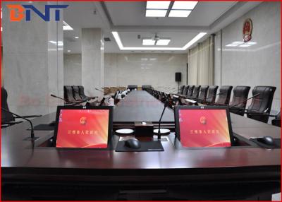 Cina Il monitor del computer dell'ampio schermo solleva la lega di alluminio spazzolata la rotazione di 120 gradi in vendita