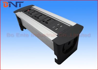 China Tabletop Conference Table Electrical Outlets For Office / Hotel / Home for sale