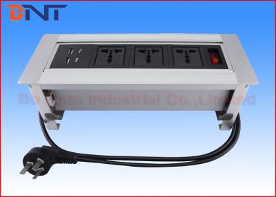 China Desktop Manual Conference Table Socket Standard Grounding For Office Furniture for sale