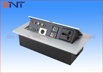 Chine Le bureau sautent vers le haut des prises pour la solution visuelle audio, prises argentées de prise de bureau à vendre