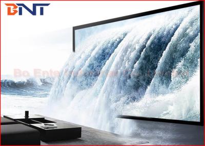 China Fashion 3D Front Projection Projector Screen Fixed Frame Projection Screen for sale
