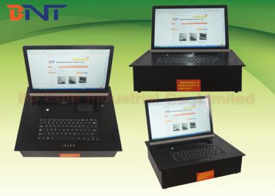 Cina Monitor LCD del computer da tavolo di riunione della lega di alluminio che solleva il nero a 18,5 pollici di Flip Up Mechanism in vendita