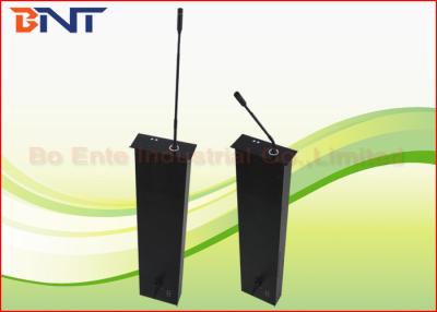 China Matte Black Aluminum LCD Motorized Lift , Conference Audio System Microphone Motorized Lifting Mechanism for sale