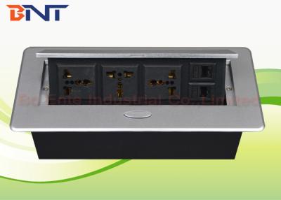 Chine Bruit hydraulique caché par bureau intelligent de bureau vers le haut de puissance universelle de la boîte 3* de prise de puissance à vendre