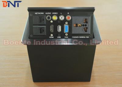 Cina Incavi di potere da tavolino di umanizzazione con il logo del laser, scatola di pop-up della Tabella di conferenza in vendita