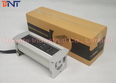 China USB Power Charger Type Conference Table Rotating Power Socket 220 ~ 240 VACs for sale